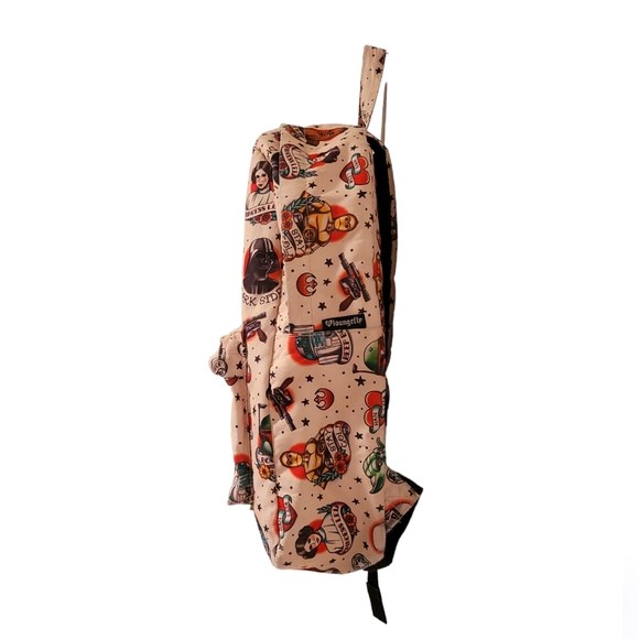 Loungefly | Bags | Loungefly Starwars Tattoo Backpack Leia Yoda ...